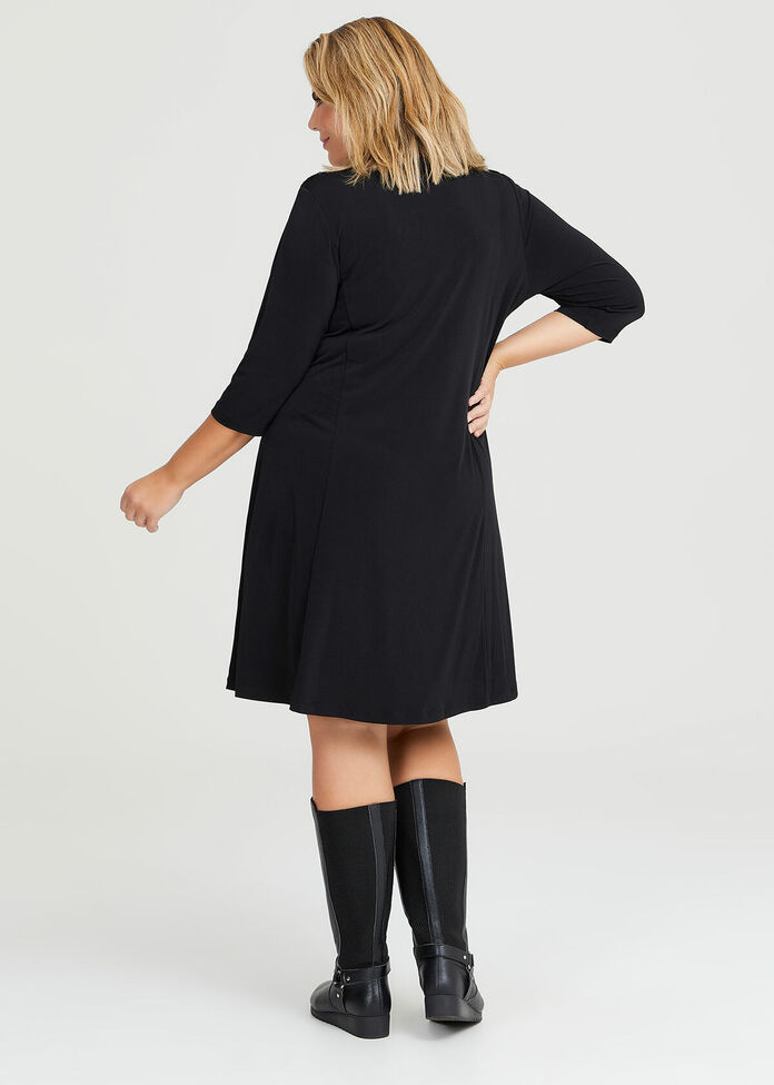 Shop Plus Size Kya Sparkle Luna Dress, Black | Taking Shape AU