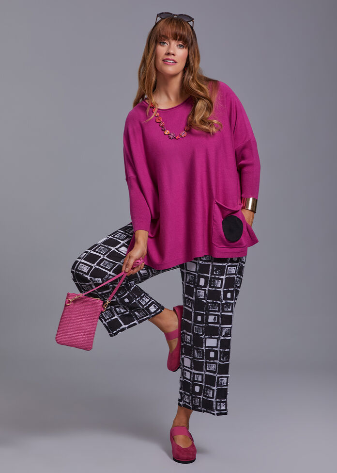 Plus Size Women's Button Hem Crop Pants | Taking Shape AU