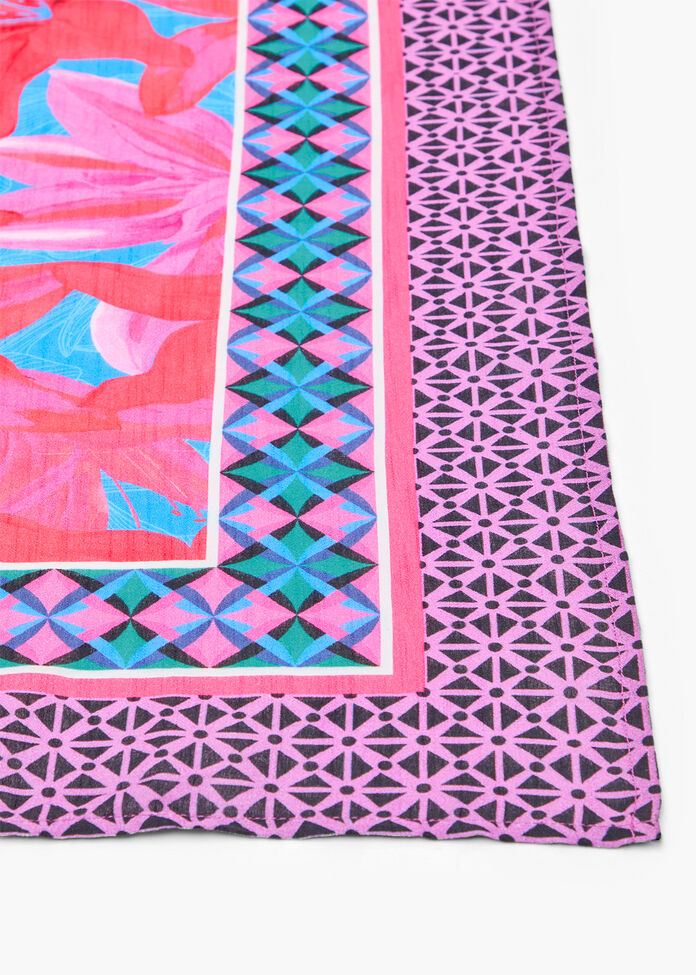 Plus Size Floral Print Long Printed Poncho | Taking Shape AU