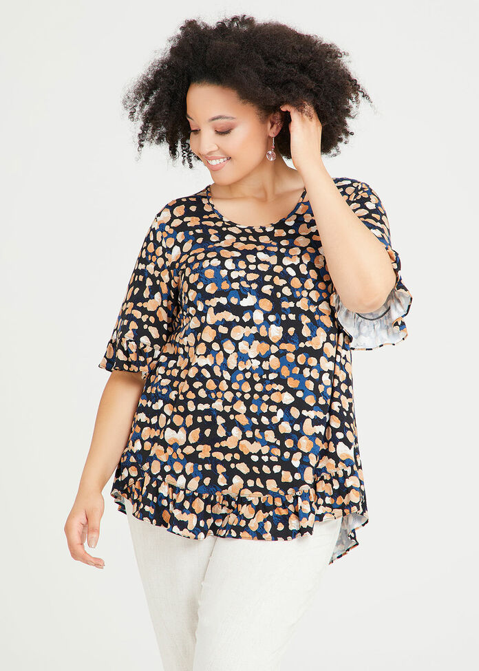 Shop Plus Size Bamboo Drape Pant in Multi | Taking Shape AU