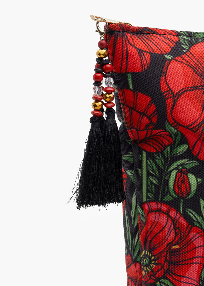 Shop Poppy Print Tote Bag in Red | Accessories | Taking Shape AU