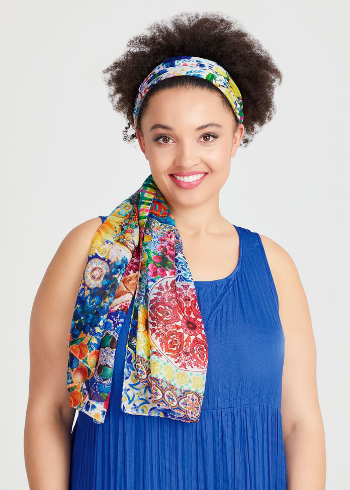 Shop Coastal Silk Scarf | Accessories | Taking Shape AU