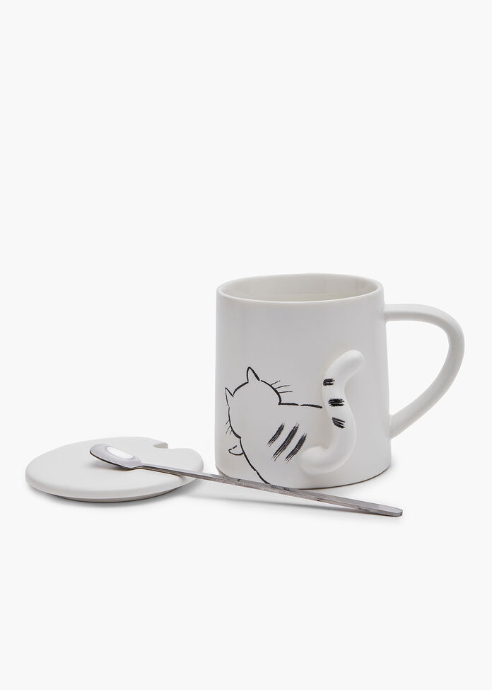 Shop Cat Mug With Lid | Accessories | Taking Shape AU