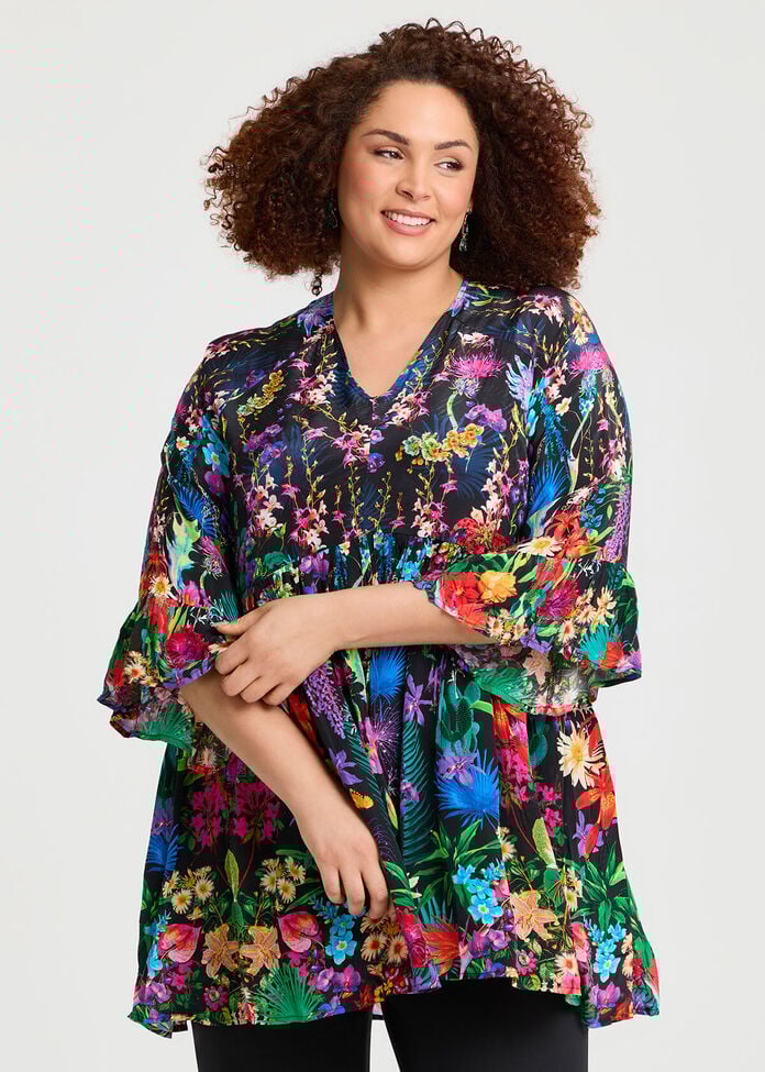 Shop Plus Size Natural Iris Top, Multi | Taking Shape AU