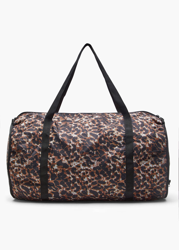 Leopard Print Packable Duffle Bag for Women | Taking Shape AU