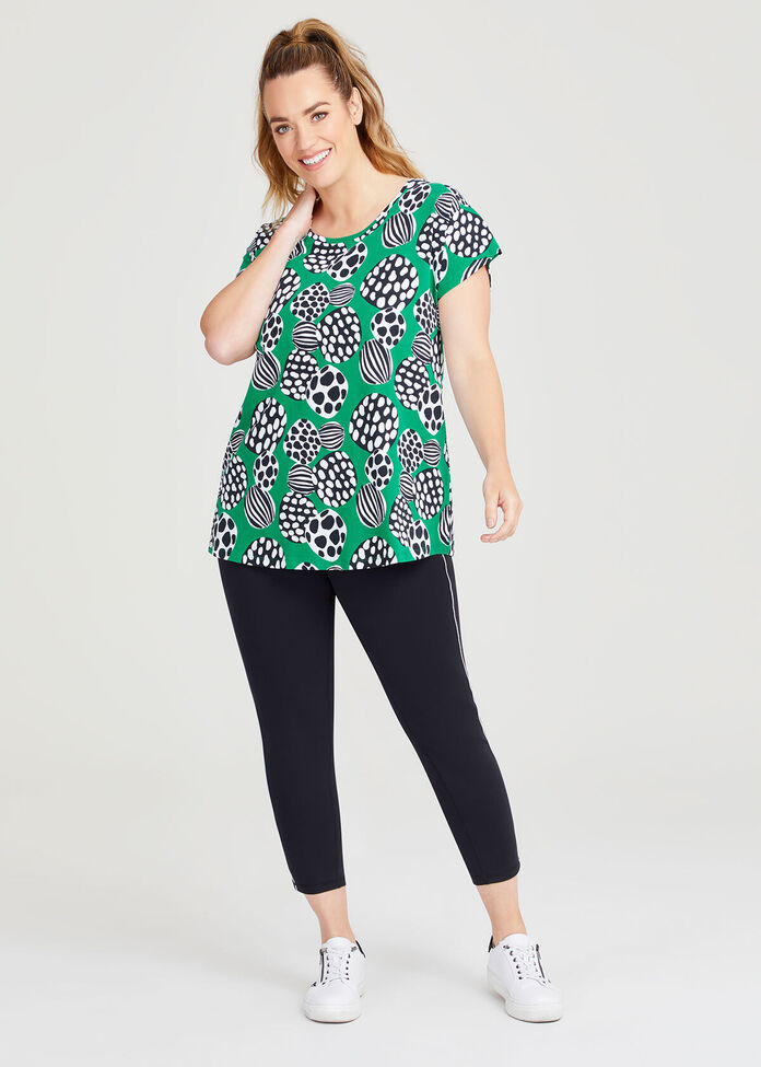 Shop Plus Size Active Weekender Print T-shirt, Multi | Taking Shape NZ