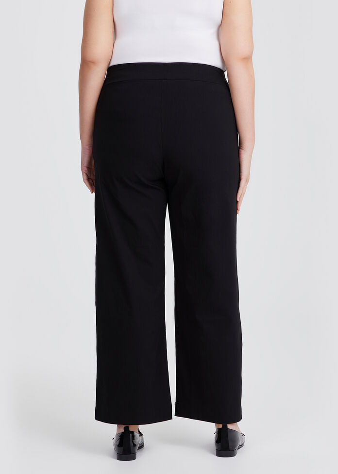 Tall Plus Size Freya Straight Leg Pants Black | Taking Shape AU