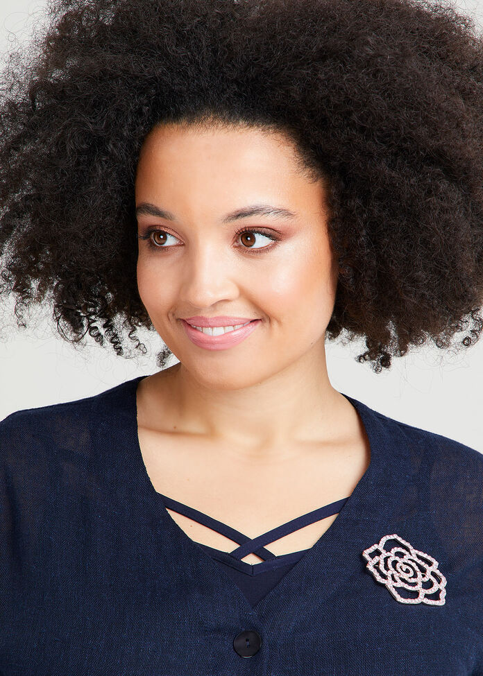 Shop Diamonte Flower Brooch | Accessories | Taking Shape AU