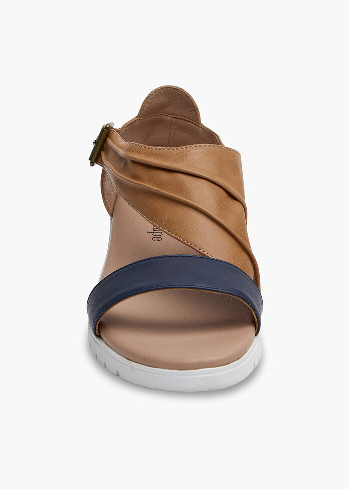 Shop Brown Coverage Flexible Sandal | Comfortable Shoes | Taking Shape AU