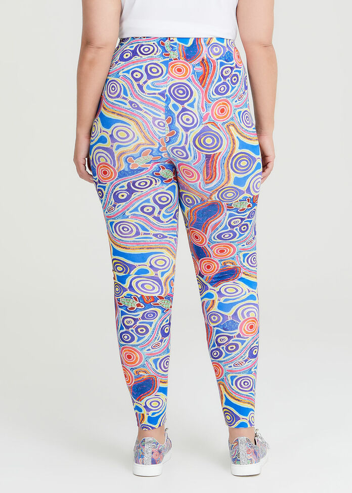 Shop Plus Size Ngawayu Buluru Legging, Multi | Taking Shape AU