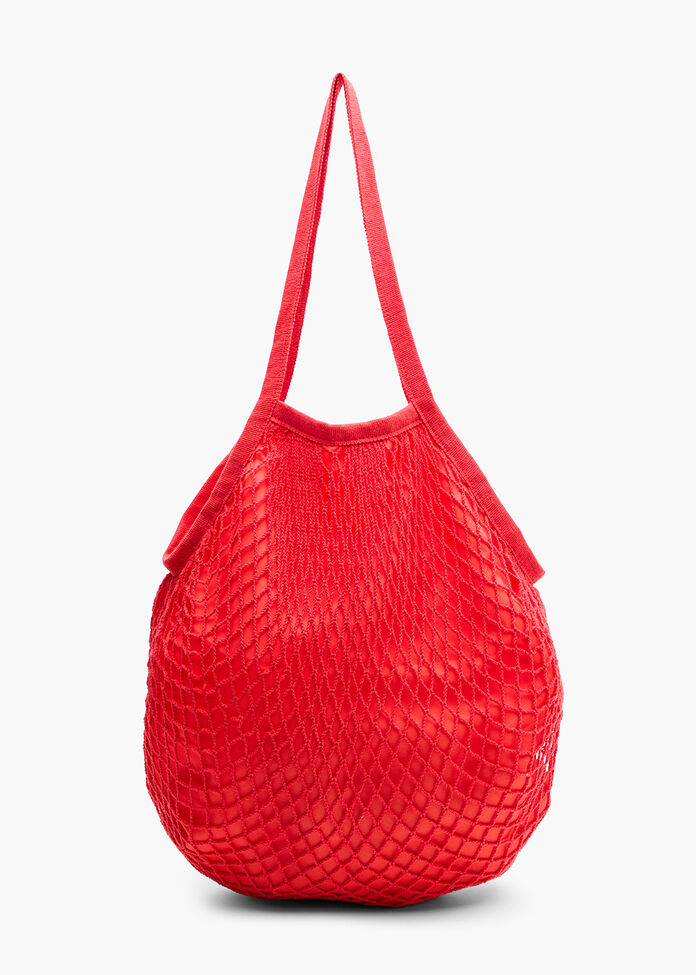 Shop Mesh Shopper Bag in Red | Accessories | Taking Shape AU