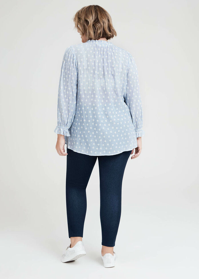 Shop Plus Size Natural Daisy Print Top in Print | Taking Shape AU
