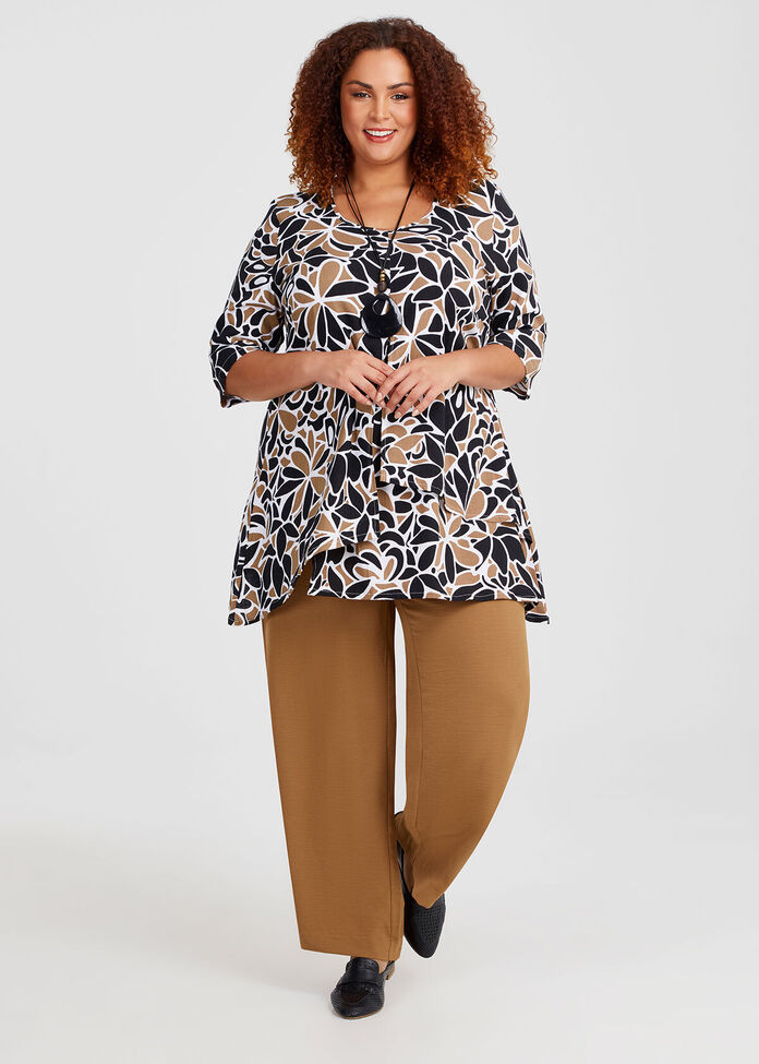 Shop Plus Size Natural Imani Layered Top, Multi | Taking Shape AU