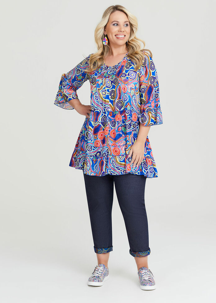 Shop Plus Size Ngawayu Buluru Tunic, Multi | Taking Shape AU