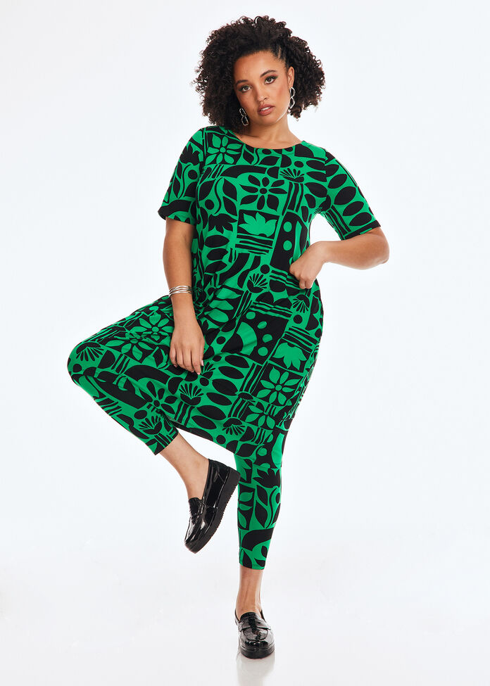 Shop Plus Size Natural Impressions Dress, Multi | Taking Shape AU