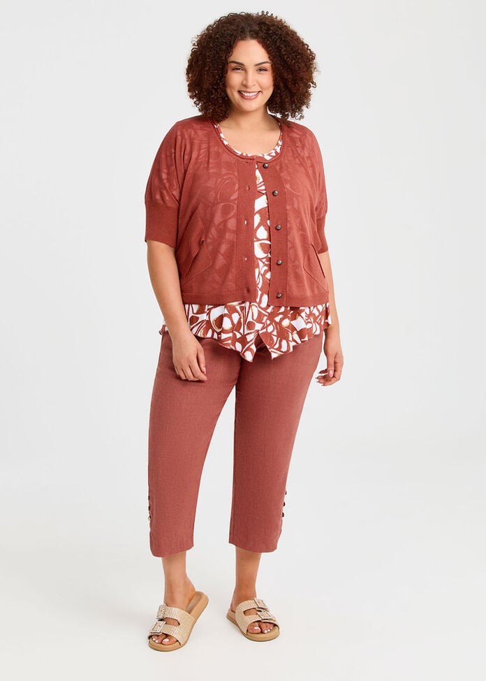 Shop Plus Size Moroccan Sun Foil Natural Top, Multi | Taking Shape AU