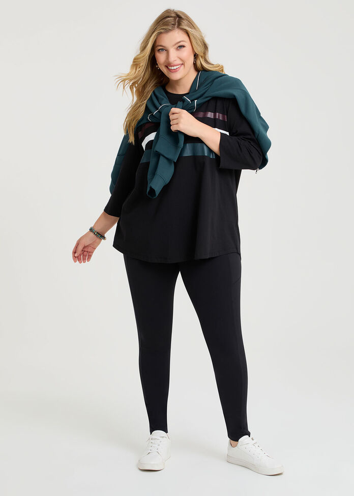 Shop Plus Size Cloud Touch Pocket Legging, Black | Taking Shape AU