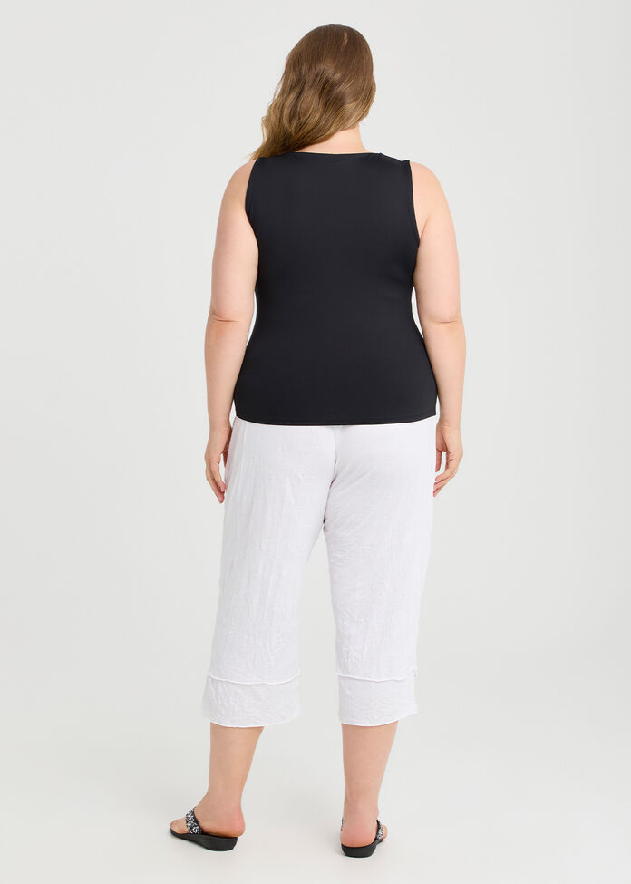 Shop Plus Size Tank Top With Shelf Bra in Black | Taking Shape IE
