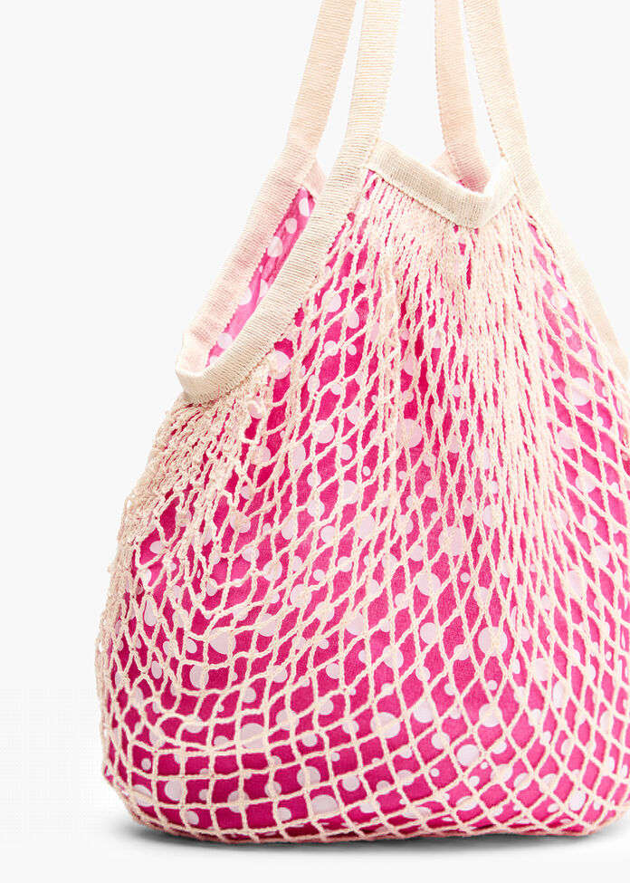 Shop Mesh Shopper Bag in White | Accessories | Taking Shape AU