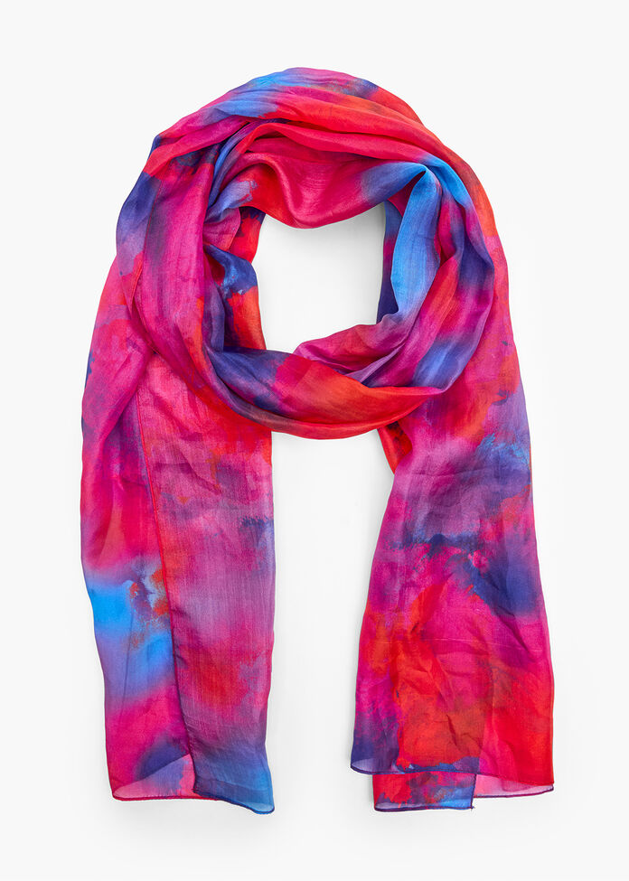 Shop Marble Silk Scarf in Multi | Accessories | Taking Shape AU