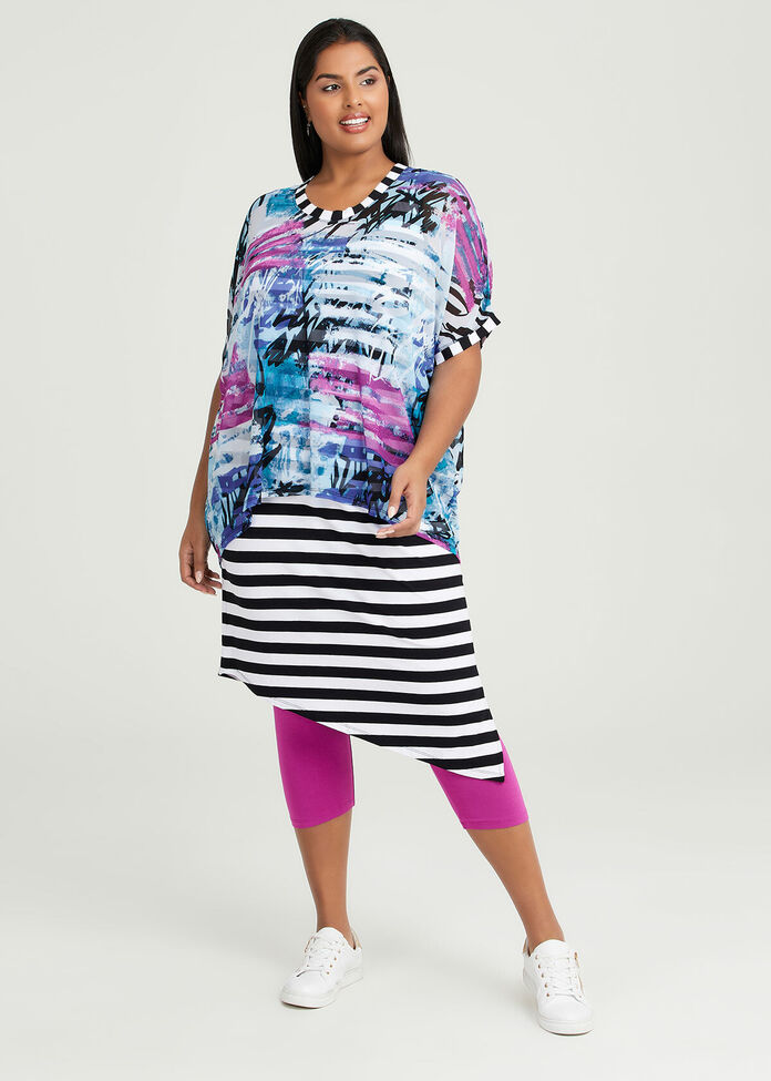 Shop Plus Size Mesh Mia Graffiti Top, Multi | Taking Shape AU