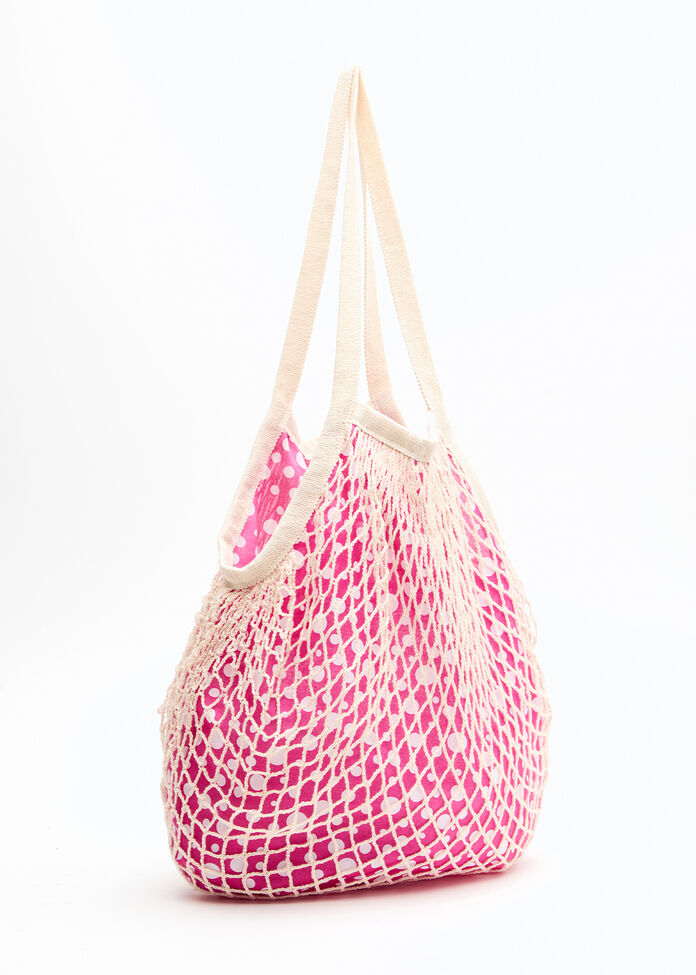 Shop Mesh Shopper Bag in White | Accessories | Taking Shape AU