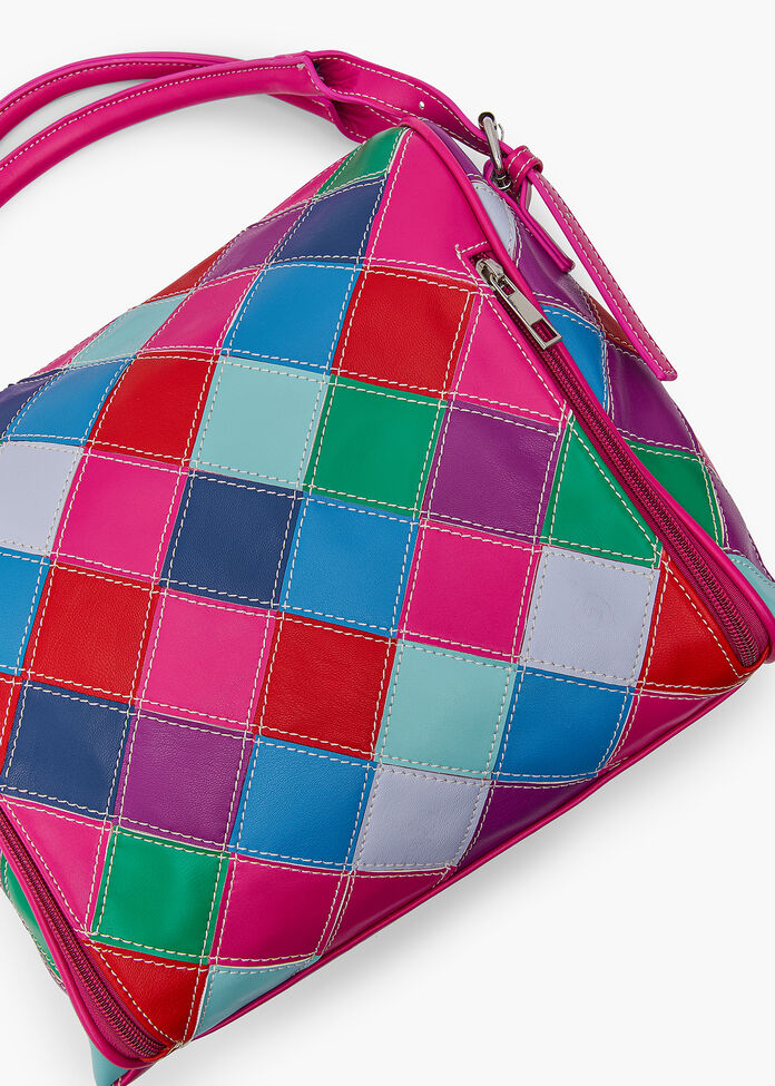 Shop Patchwork Colour Shoulder Bag | Accessories | Taking Shape AU