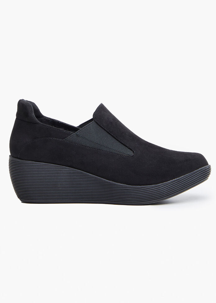 Shop Black Black Wedge Shoe | Comfortable Shoes | Taking Shape AU