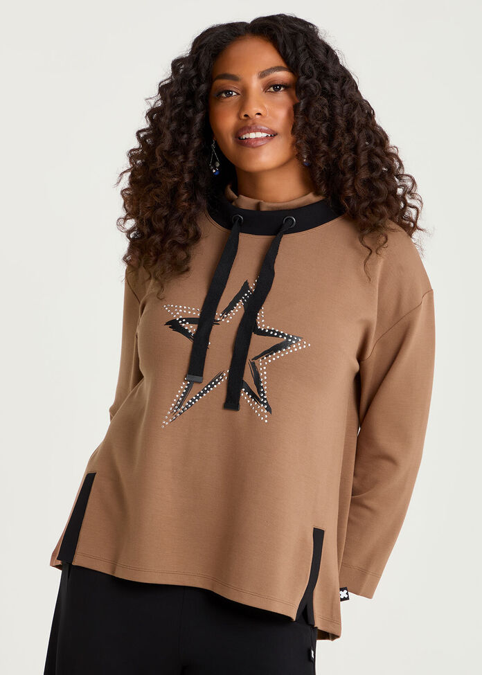 Shop Plus Size Natural Bronte Top, Brown | Taking Shape AU