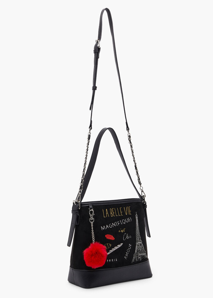 Shop Paris Graphic Bag in Black | Accessories | Taking Shape AU