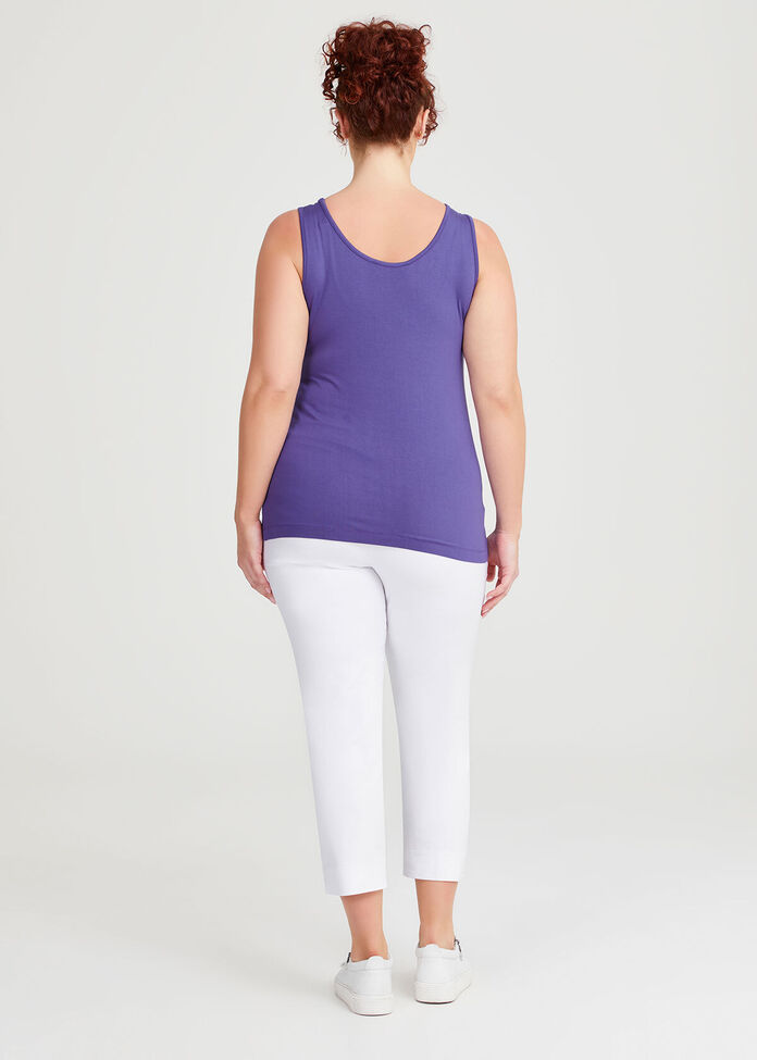 Plus Size Bamboo Base Cami in Blue Purple | Taking Shape AU