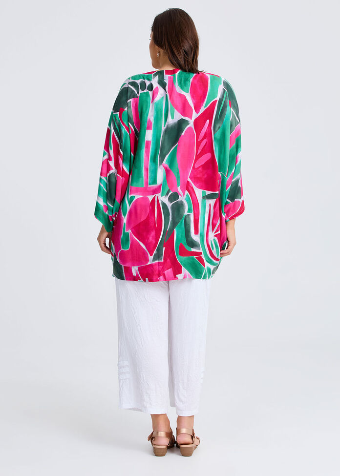 Shop Painterly Abstract Cape in Multi | Accessories | Taking Shape AU