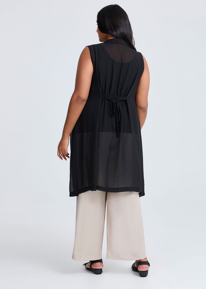 Shop Plus Size Chiffon Celebration Tunic, Black | Taking Shape AU