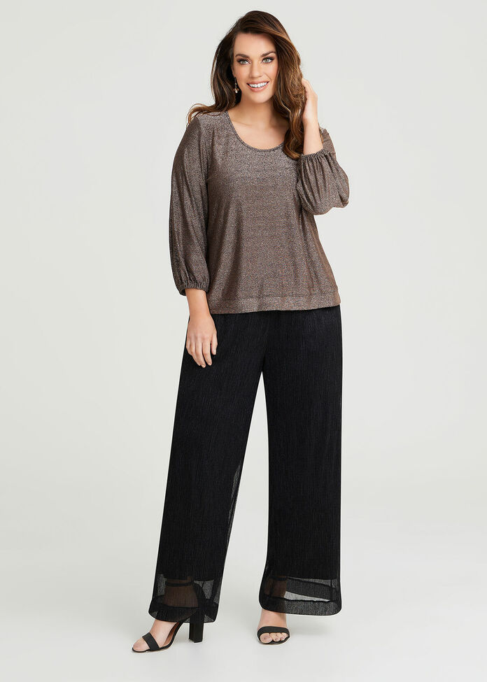 Shop Plus Size Luxe Sparkle Lurex Top, Multi | Taking Shape AU