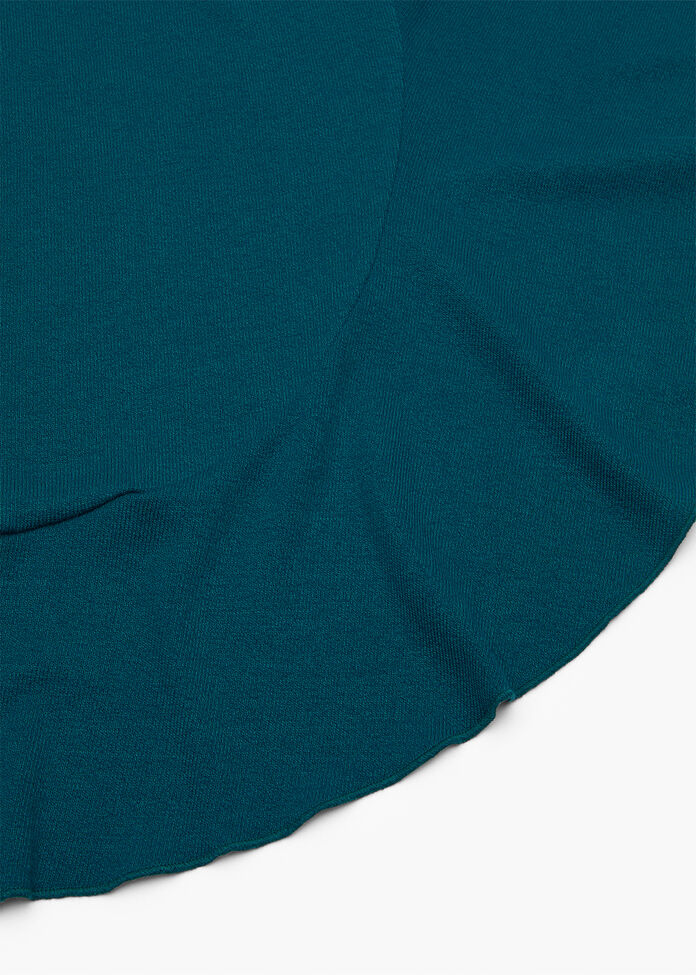 Shop Plus Size Pretty Frill Cascading Vest, Green | Taking Shape UK
