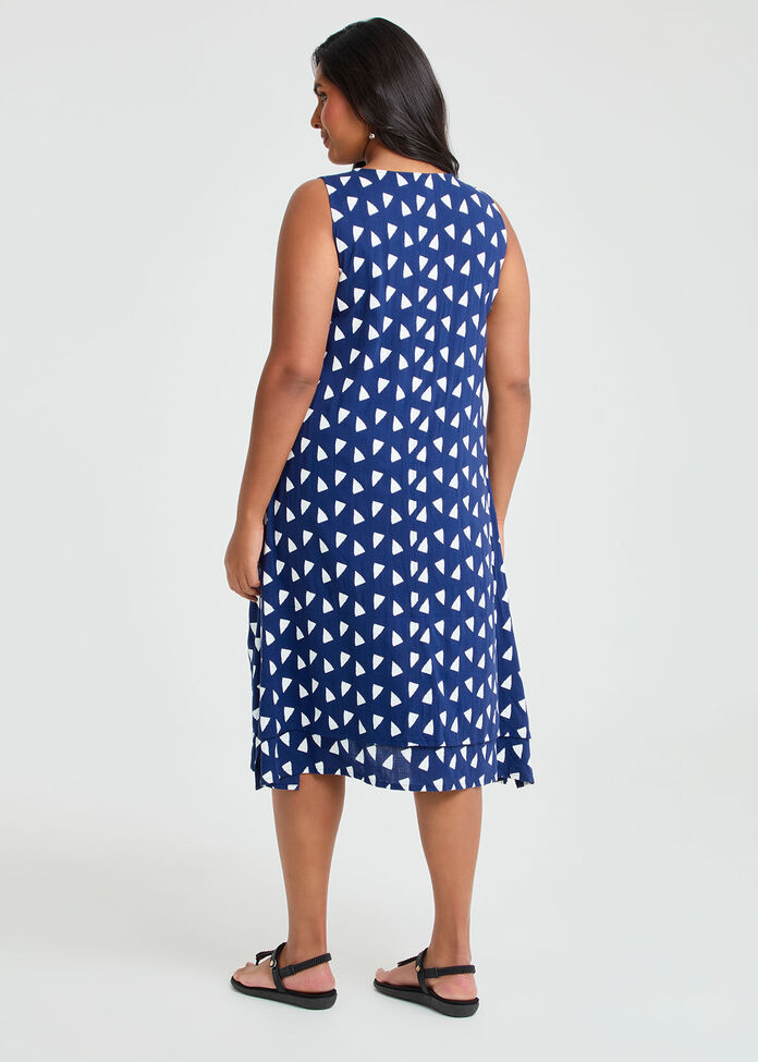 Shop Plus Size Natural Lorena Abstract Dress, Multi | Taking Shape AU