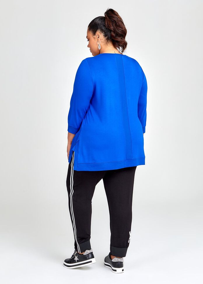 Shop Plus Size Natural Obsession Brilliant Top, Blue | Taking Shape AU