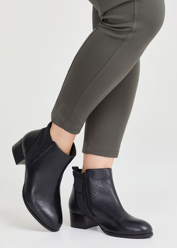 Shop Black Black Leather Ankle Boot | Comfortable Shoes | Taking Shape AU