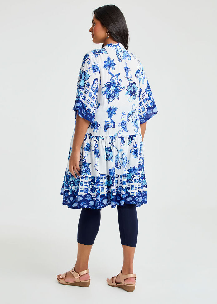 Shop Plus Size Natural Blue Muse Tunic, Multi | Taking Shape AU