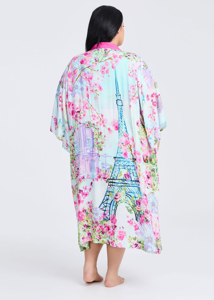 Shop Plus Size Paris Bloom Robe, Multi | Taking Shape AU