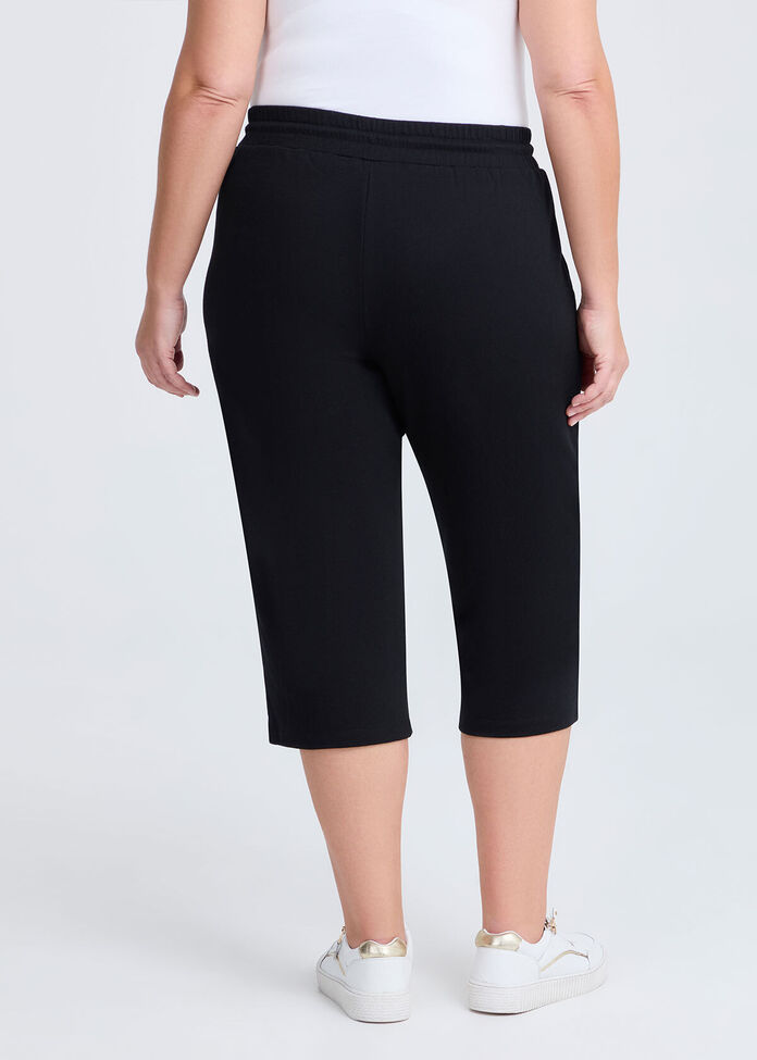 Shop Plus Size Crop Sweat Pant, Black | Taking Shape AU