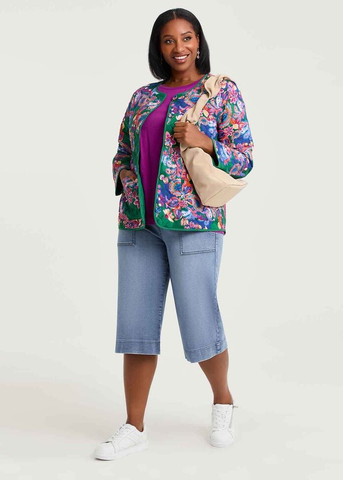 Shop Plus Size Cotton Blend Bermuda Short, Blue | Taking Shape AU