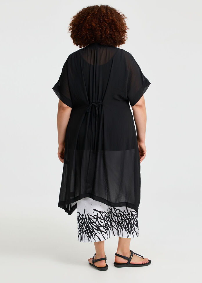 Shop Plus Size Chiffon Sojourn Tunic, Black | Taking Shape AU