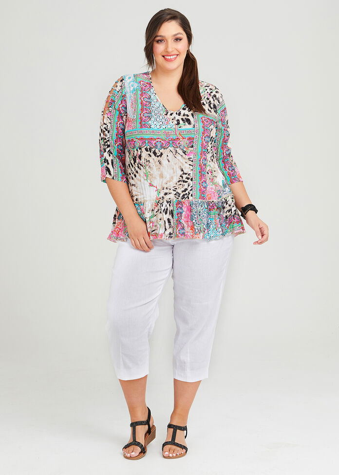 Shop Plus Size Samira Natural Vibe Top, Multi | Taking Shape AU