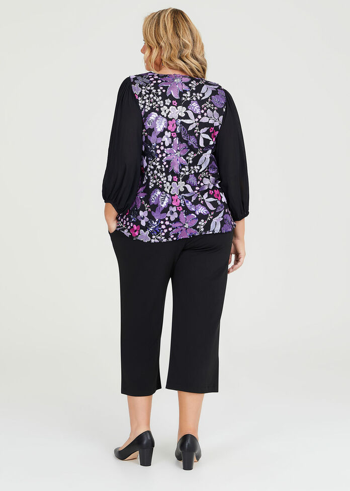 Shop Plus Size Dorset Embroidered Sequin Top, Multi | Taking Shape AU