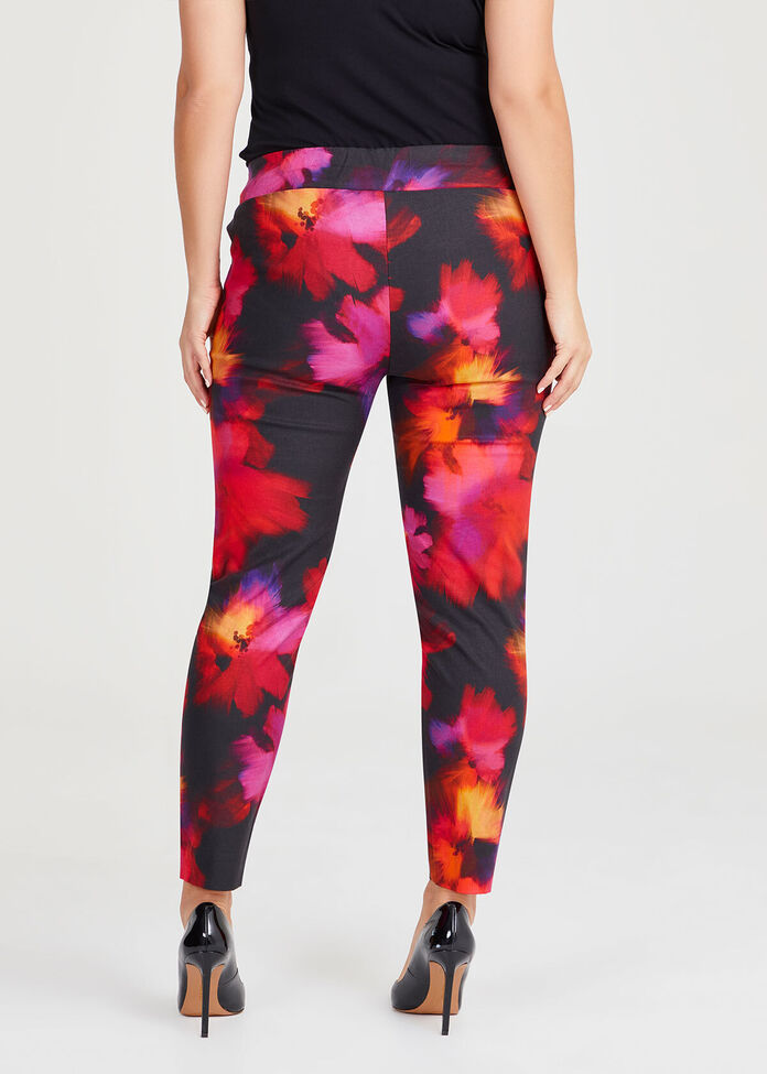 Shop Plus Size Splash Linen Suit Pant, Multi | Taking Shape NZ