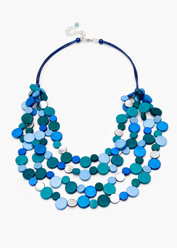 Shop Short Button Necklace in Multi | Accessories | Taking Shape AU
