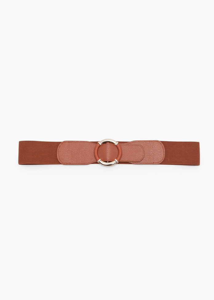 Shop Tan Stretch Elastic Belt in Brown | Accessories | Taking Shape AU