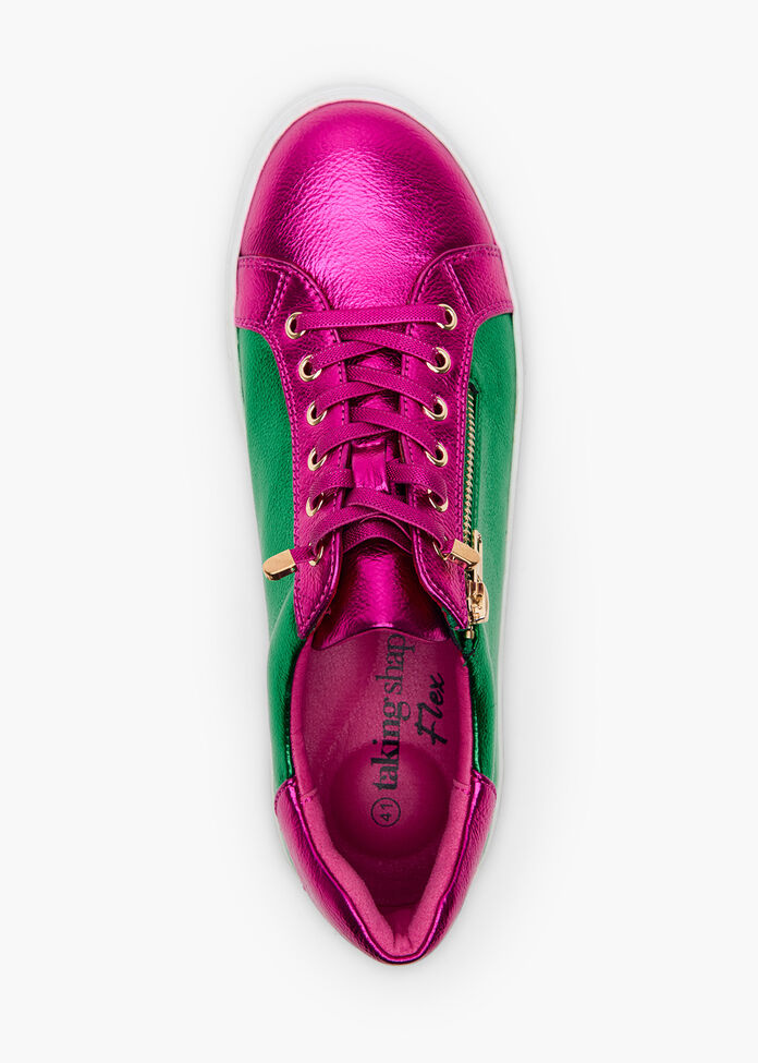 Shop Multi Coloured Metallic Multi Sneaker | Comfortable Shoes | Taking ...