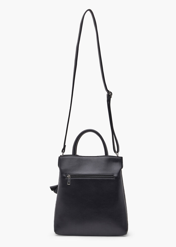 Shop Rose Embossed Bag in Black | Accessories | Taking Shape AU